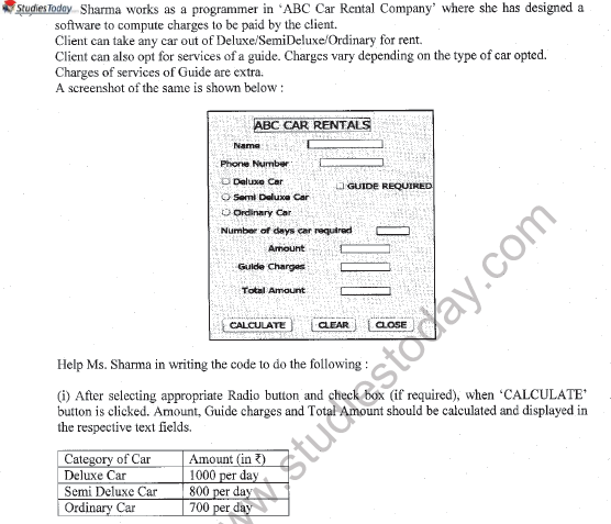 CBSE Class 11 Informatics Practices Question Paper Set J Solved CBSE Class 11 Informatics Practices Question Paper Set J Solved